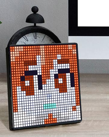 XNREOZLM LED Pixel Art Display, Smart Digital Lamp Set with Calendar ...