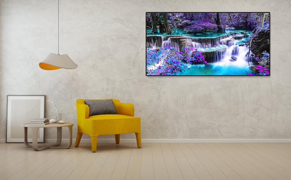 Hjjdiyes Malen Nach Zahlen Erwachsene Landschaft 90x40 cm-DIY Handgemalt Ölgemälde Kit für ...