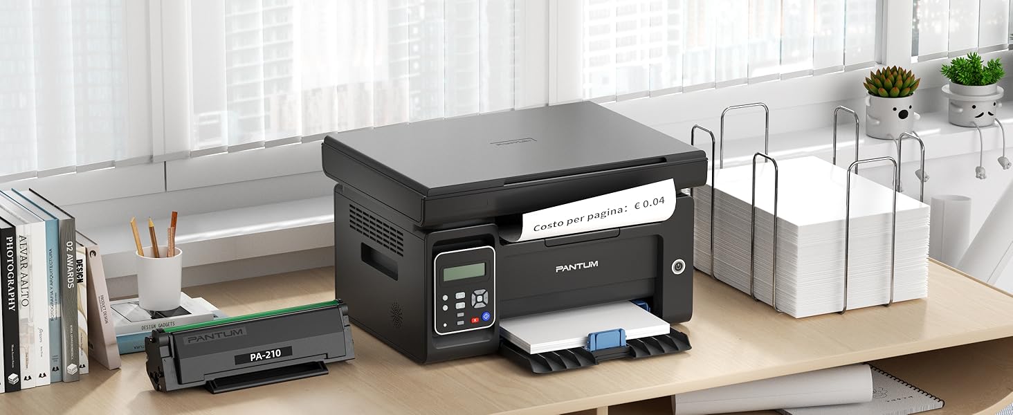 PANTUM M6500NW Stampante Laser Multifunzione Wi-Fi, Duplex Manuale in ...