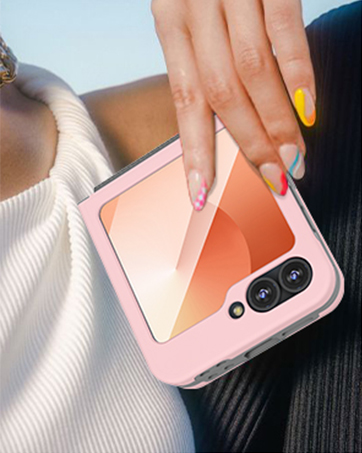 Amazon.com: Caka for Samsung Galaxy Z Flip 7-FE/Z Flip 6 /Z Flip 5 Case [Wireless Charging ...