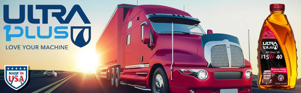 Amazon.com: Ultra1Plus™ SAE 15W-40 Synthetic Blend Motor Oil API CK-4/SN | Quart : Automotive