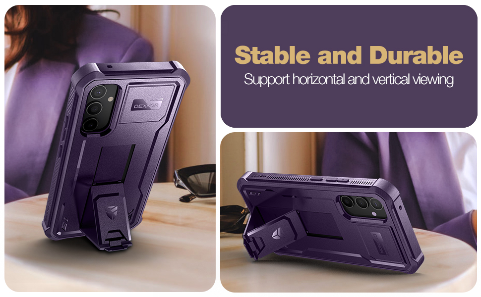 Amazon.com: Dexnor for Samsung Galaxy A54 5G Phone Case, [Extra Front Frame] [Built-in Screen ...