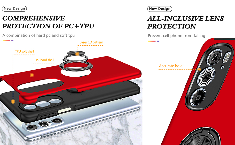 Amazon.com: for Moto Edge Plus 2022 Case for Motorola Moto Edge 30 Pro Case Military Grade ...