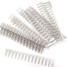 Taiss 600PCS JST connector kit 2.54mm 1/2/3/4/5/6/7 Pin Housing Connector and Male Female Crimp ...