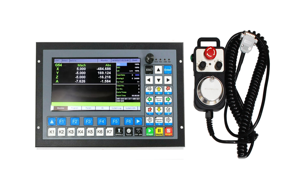 CNCTOPBAOS 4 Axis CNC Controller System DDCS Expert PLC,1MHz Offline ...