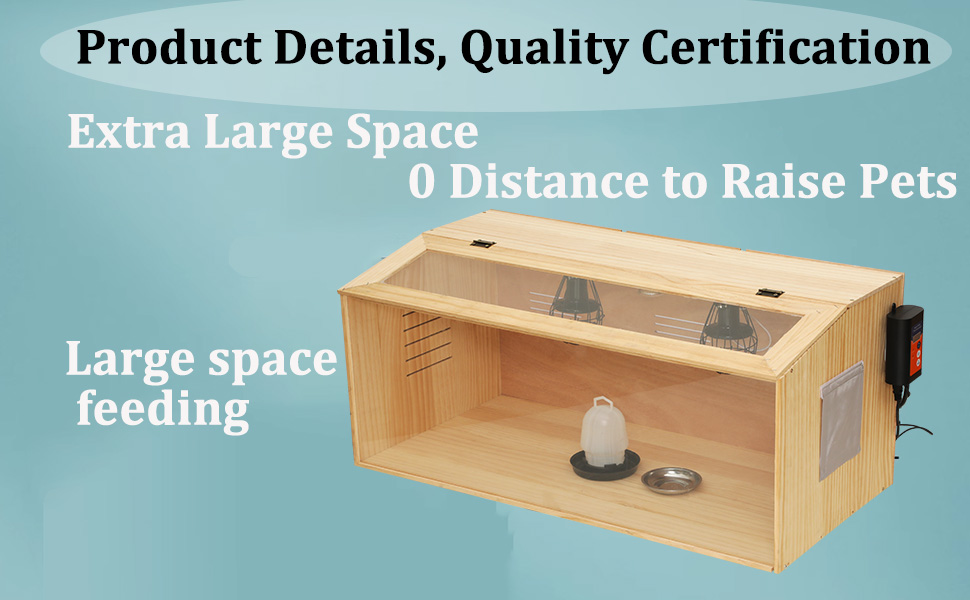 Amazon.com : Intelligent Chick Brooder Box with Thermostat for Small Animals,Incubators Brooder ...