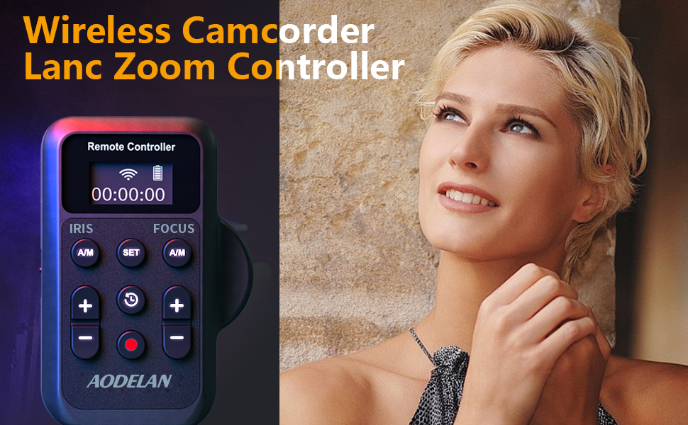 Amazon.com : Wireless Camcorder Lanc Zoom Controller, Wired Remote Control with 2.5mm Jack Cable ...