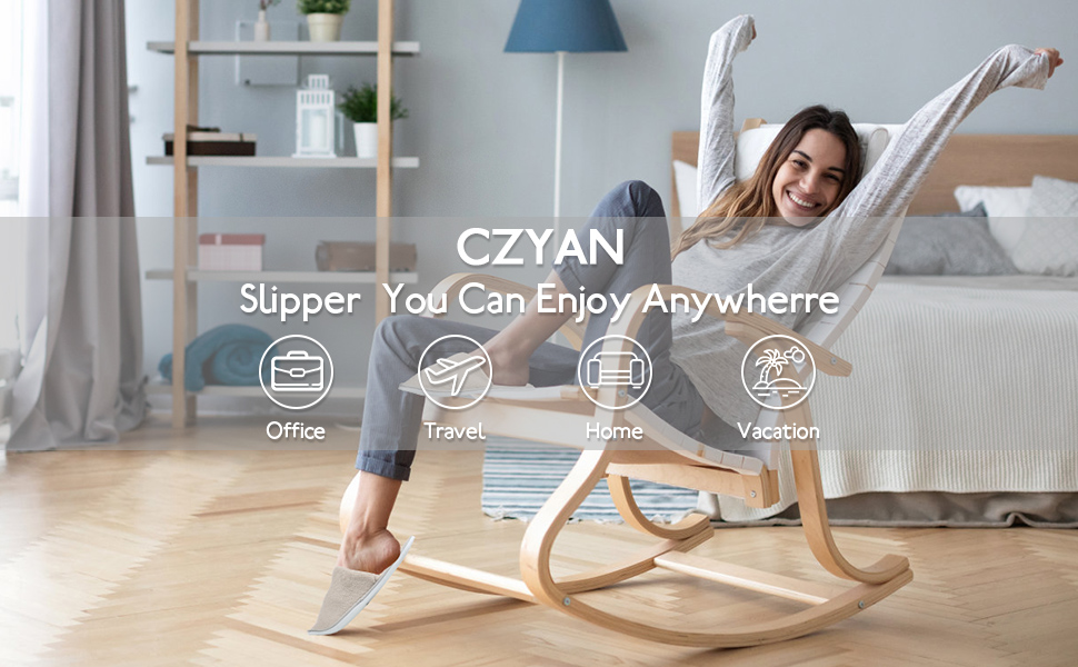 Czyan Ladies Fluffy Memory Foam Winter House Slippers, Anti-Slip Plush Home Slippers For Gift ...