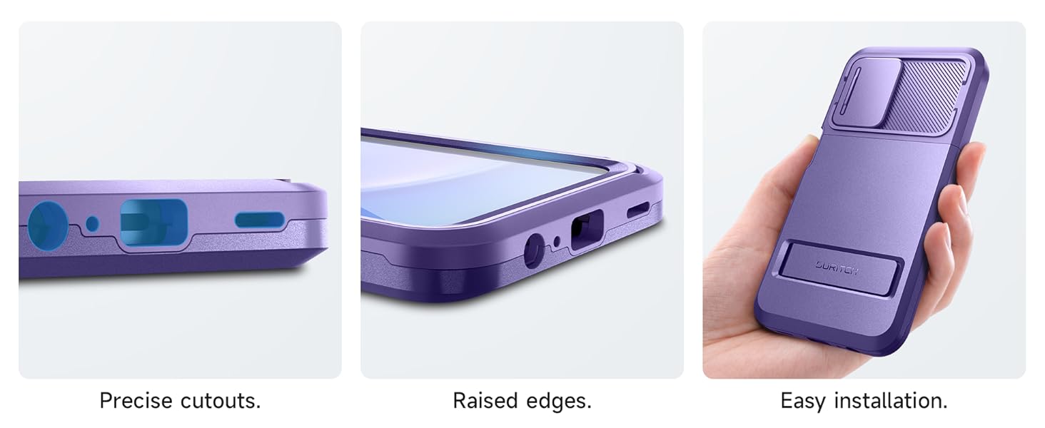 Amazon.com: SURITCH for Samsung Galaxy A15 Case with Magnetic Camera Slide Cover & Adjustable ...