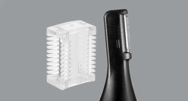 VGR 2-in-1 Nose and Ear Hair Trimmer for Men - Eyebrow/Body Attachment - IPX5 Waterproof ...