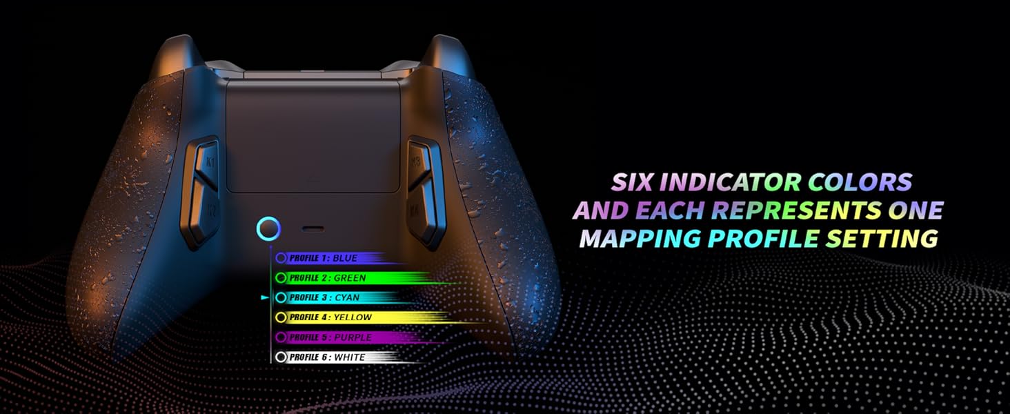 Amazon.com: eXtremeRate Victor S Remap Kit for Xbox One S/X Controller, 6 Profiles & Textured ...