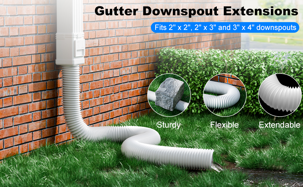 Amazon.com : VA1KENE 2-Pack Leaf Filter with Rain Gutter Downspout ...