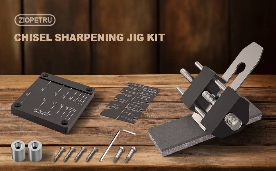 Amazon.com: Precise Chisel Sharpening Jig Kit, Honing Guide System for Woodworking Chisels and ...