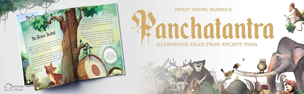 Pandit Vishnu Sharma's Panchatantra: Illustrated Tales From Ancient India (Hardback, Special ...