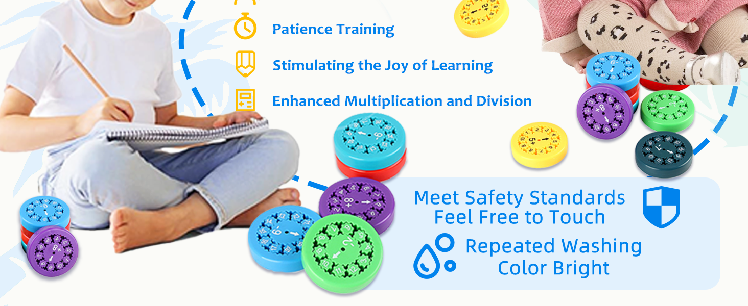 Amazon.com: Math Fidget Spinners, Math Fact Fidget Spinner ...