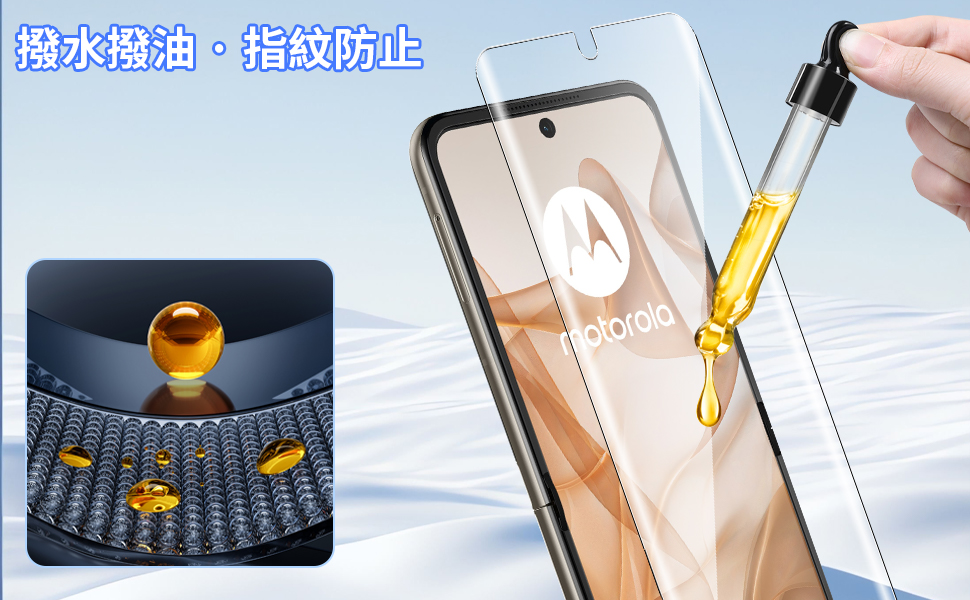 Amazon.co.jp: For Motorola Razr 50/50S/50D フィルム(2枚) + カメラフィルム (2枚) Mosasa 非ガラスTPU素材 3D設計 反射防止 浮き ...