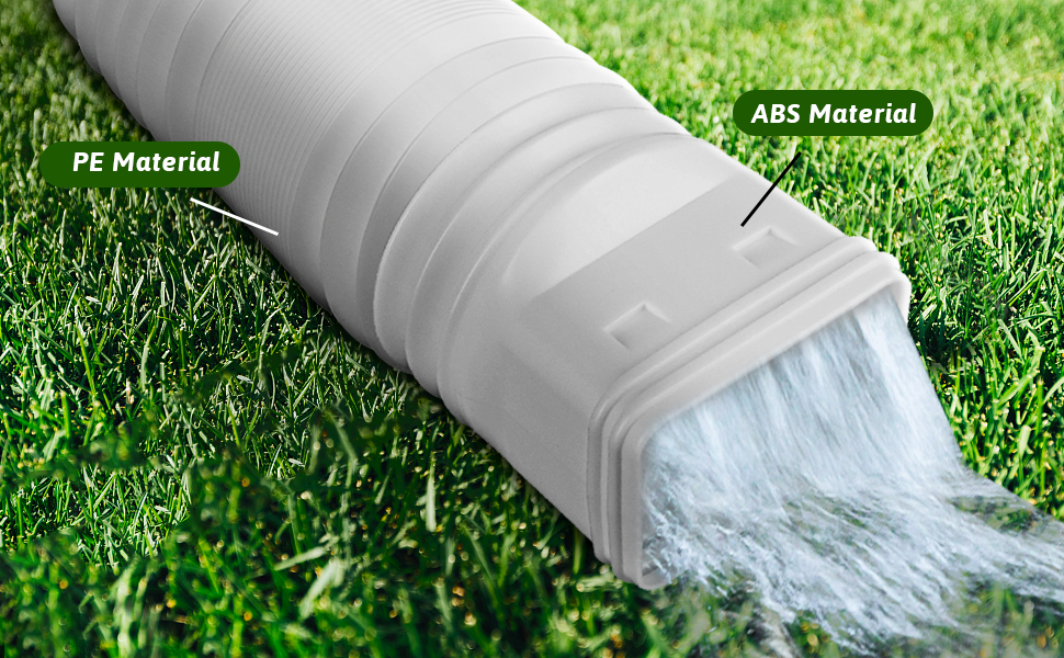 Amazon.com : POBOMVOM Rain Gutter Downspout Extensions, 21"-60 ...