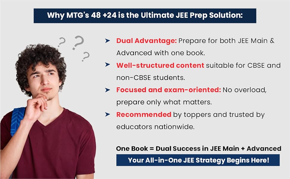 MTG 48 + 24 Years JEE Main (2025-2002) and JEE Advanced (2025-1978) Chapter-wise Topic-wise ...