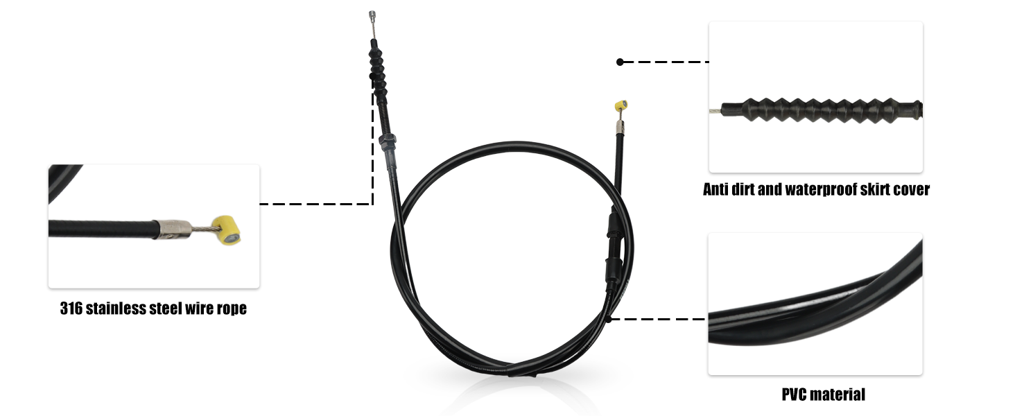 Amazon.com: NIBBI Replacement Clutch Cable Dirt Bike Mini Bike Pit Bike MotorCross Motorcycle ...