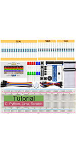 Freenove Ultimate Starter Kit for Raspberry Pi 4 B 3 B+ 400, 558-Page ...