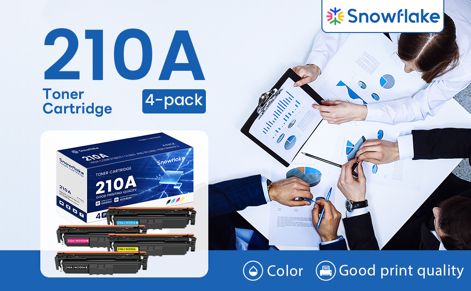 Amazon.com: (with Chip) 210A Toner Cartridges 4 Pack Compatible 210A W2100A W2101A W2103A W2102A ...