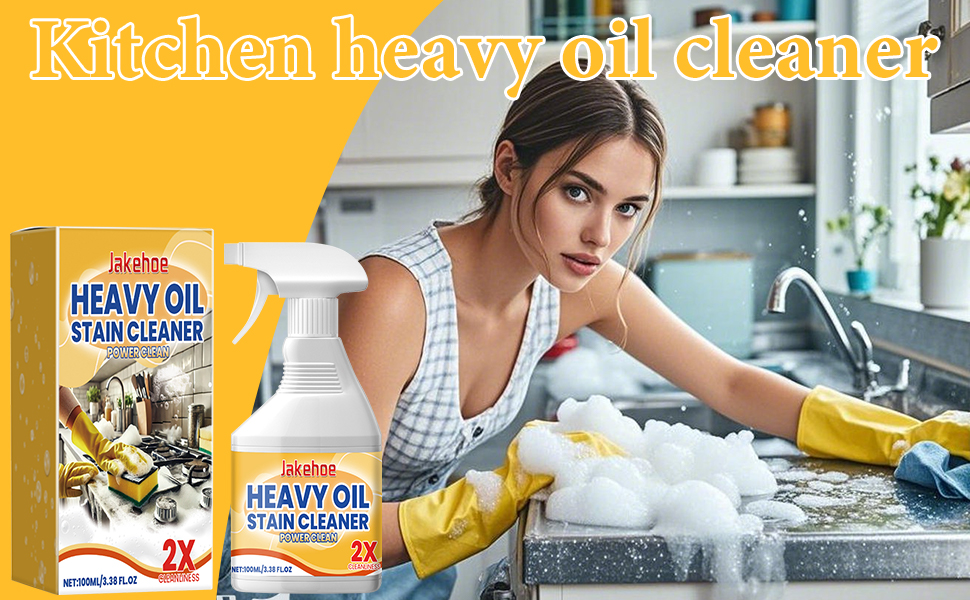 Amazon.com: Wanban Kitchen Heavy Oil Cleaner - Heavy Duty Degreaser Cleaner Spray for Stubborn ...