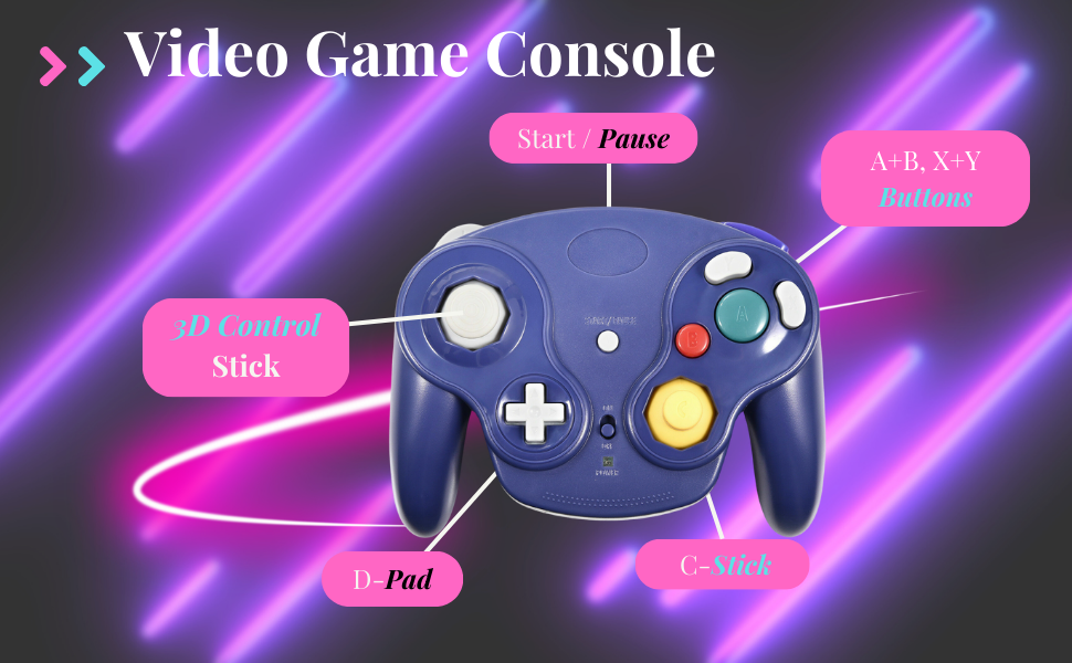 Amazon.com: THE PERFECT PART Gamecube Controller - Wireless Gamecube ...