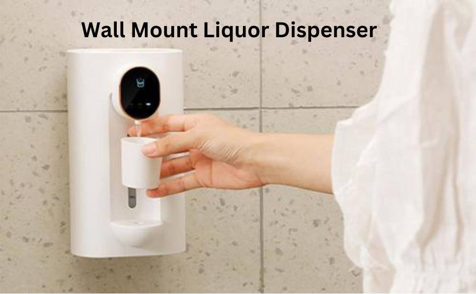 Amazon.com | My Bar Station Dispenser - Wall Mount, 540ml Beverage Dispenser With 2 Cups: Iced ...