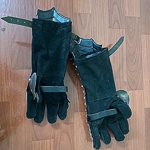 Amazon.com: AnNafi® Fantasy Gauntlets SCA Armor Gauntlets Gloves Iron ...