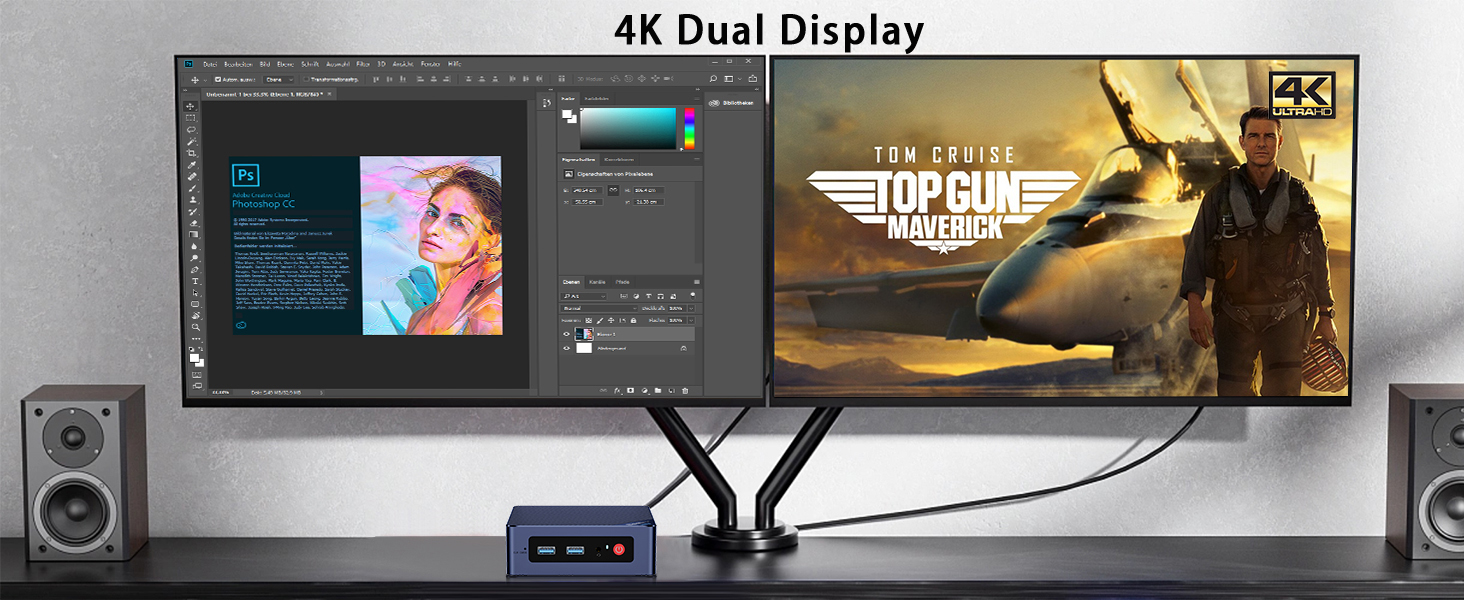 Beelink Mini S13 Mini PC, Intel N150 , 16G DDR4 500G SSD Mini Computer Windows 11, 4K Dual ...