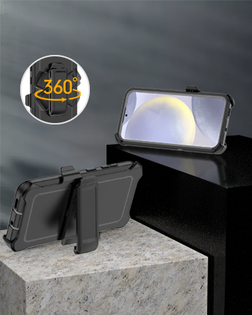 Amazon.com: TMIDVFV Compatible with Samsung Galaxy S24 Plus Case, with Belt Clip Holster Heavy ...