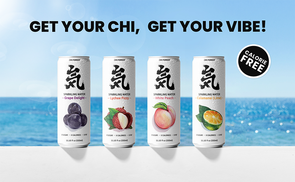 Amazon.com: CHI FOREST Lychee Fizzy Sparkling Water (11.15 oz* 24), Expiring on 2025/1 : Grocery ...