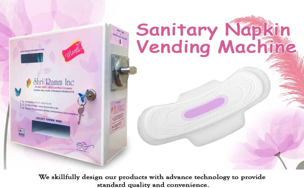 MAYA VEND 10 Mild Steel Sanitary Napkin Vending Machine : Amazon.in ...
