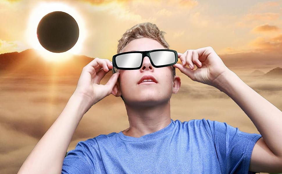 Amazon.com: Oilkas Solar Eclipse Glasses - ISO 12312-2:2015(E) & CE ...