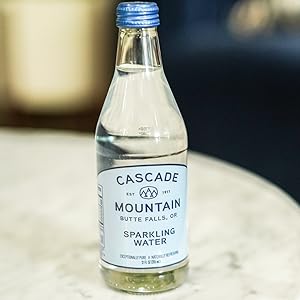 Amazon.com: Cascade Mountain Spring Water in Glass Bottles | 12oz (12 Pack) | 7.7 pH Balanced ...