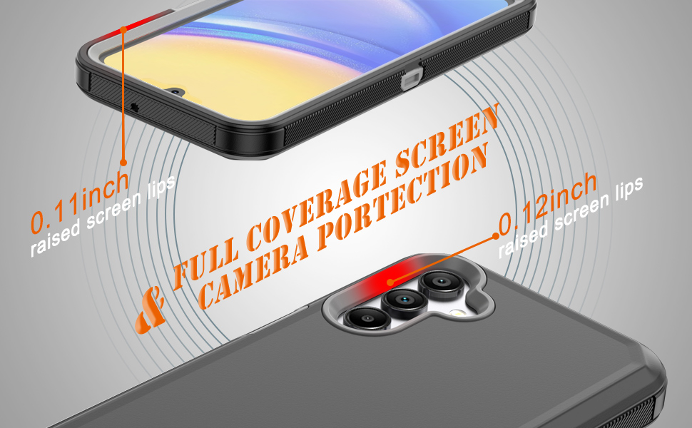 Amazon.com: TMIDVFV Compatible with Samsung Galaxy A15 5G Case, with Belt Clip Holster Heavy ...