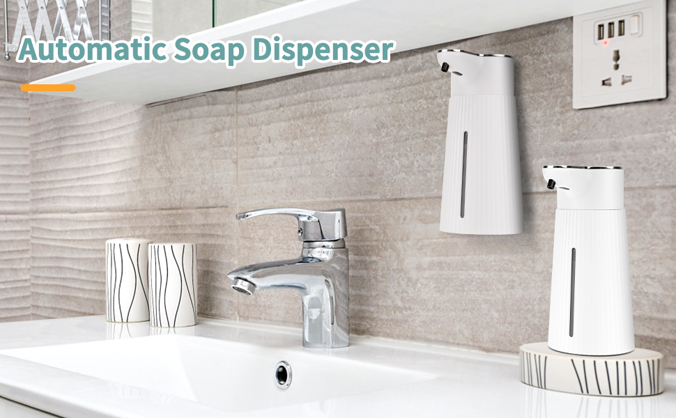 Amazon.com: Automatic Foaming Soap Dispenser Touchless for Bathroom Countertop and Kitchen ...