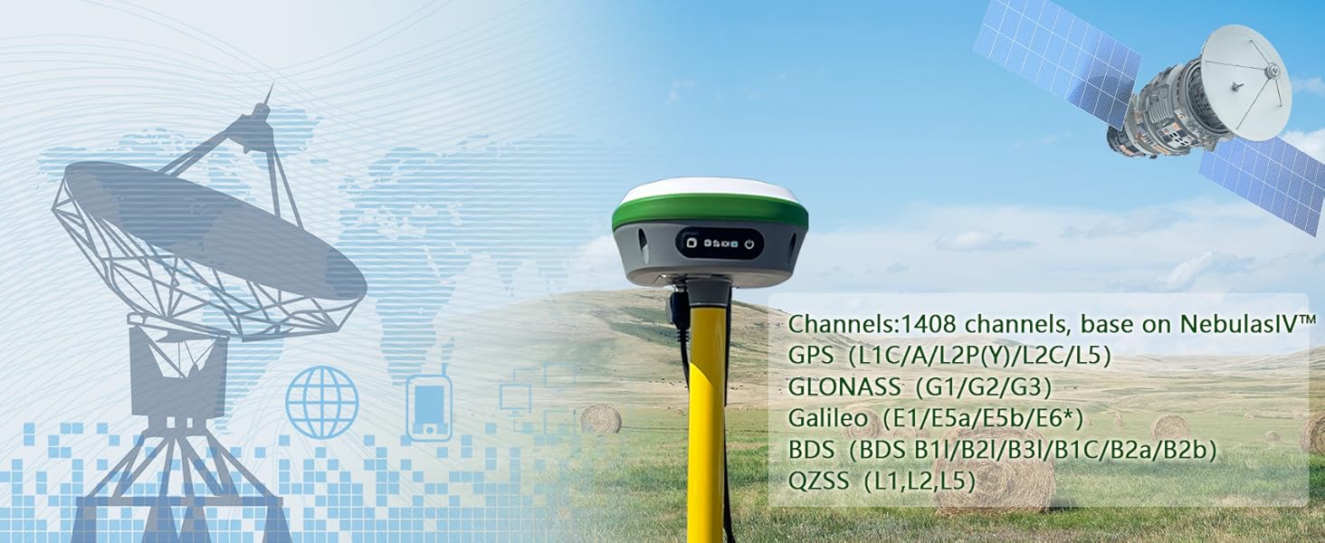 Amazon.com: SMA26 RTK Survey Base High Accuracy GNSS Receiver Static Surveying NOAA certificated ...