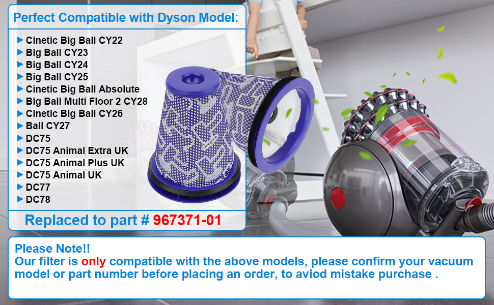 Amazon.com: Erinice CY22 Pre Motor Filter Replacement for Dy-son Big Ball Animal + Multi Floor ...