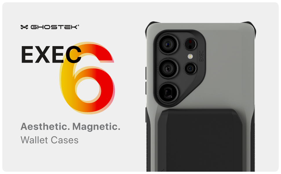 Amazon.com: Ghostek Exec Samsung Galaxy S25 Ultra Case Wallet with Detachable Magnetic Card ...