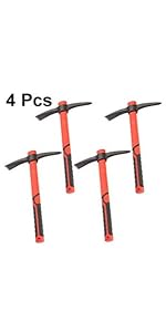 Amazon.com : GENHAKON 2 PCS 16 Inch Mattock Pick Axe, Stainless Steel ...