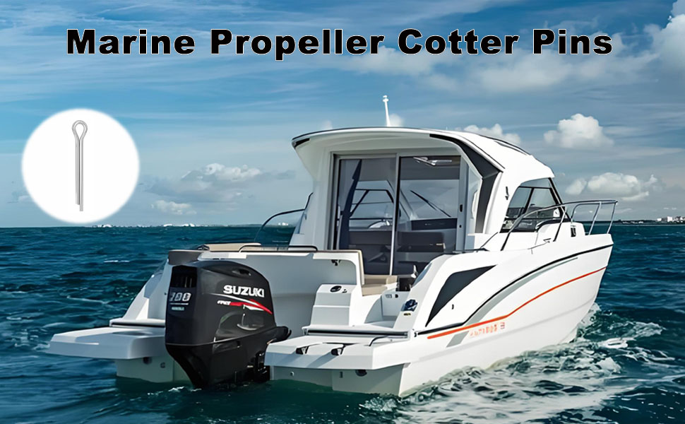 Amazon.com: Marine Propeller Cotter Pins Compatible with Suzuki Yamaha Johnson Evinrude 09204 ...
