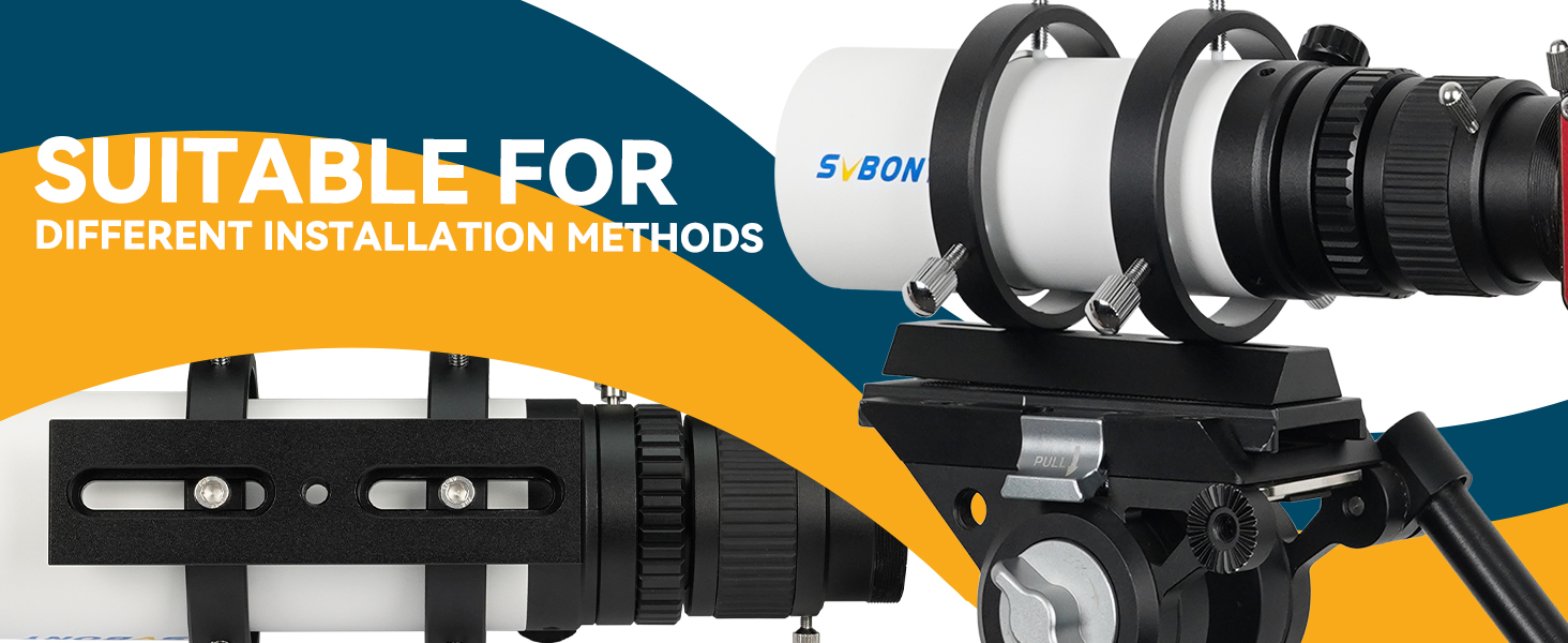 SVBONY SV198 Guide Scope, Mini 50mm Finder Scope with Dual Helical Focuser for Guiding and ...