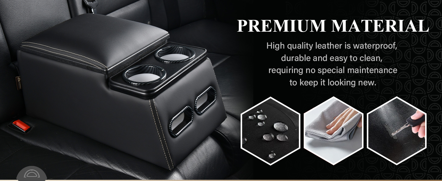 Amazon.com: Coverado Car Center Console, Universal Rear Bench Seat Consoles, Truck Seat ...