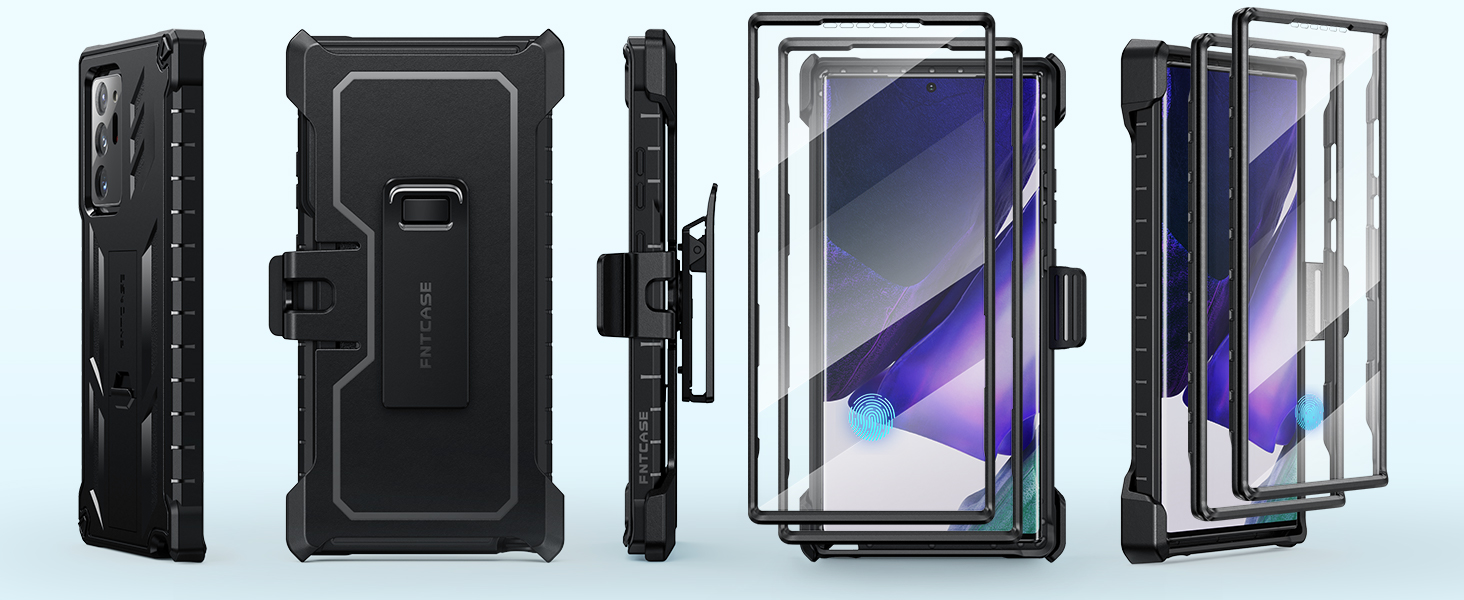 Amazon.com: FNTCASE for Samsung Galaxy Note-20-Ultra Case: Military Grade Rugged Cell Phone ...