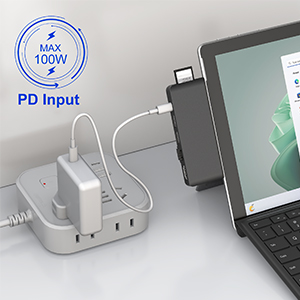 Amazon.com: Surface Pro 11/10/9 Hub Docking Station with 4K HDMI, Thunerbolt 4(8K Video+40Gbps ...