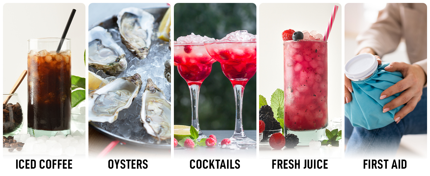 Amazon.com: Zulay 3X Size Soft Ice Maker with Water Line Hook Up - Extra Large Storage, 16 Cups ...