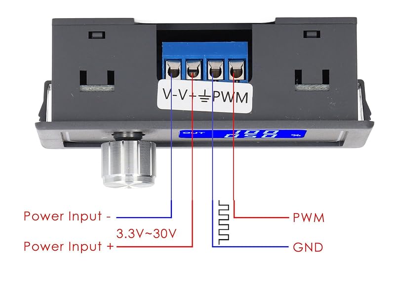 Generador de Frecuencia PWM Motor Cuadrado Generador de Pulso Generador de Frecuencia Señal de ...
