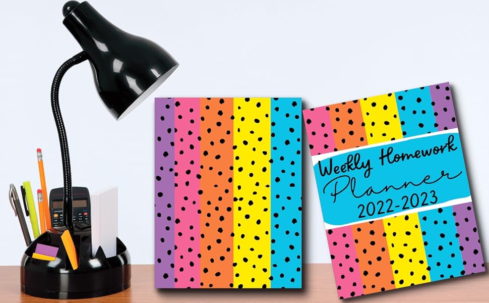 Weekly Homework Planner 2022-2023: Simple Weekly Homework Tracker For ...