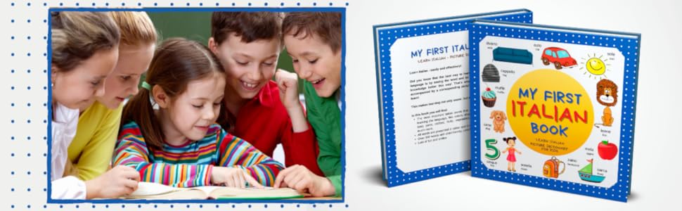 My first Italian Book. Learn Italian, picture dictionary for kids ...